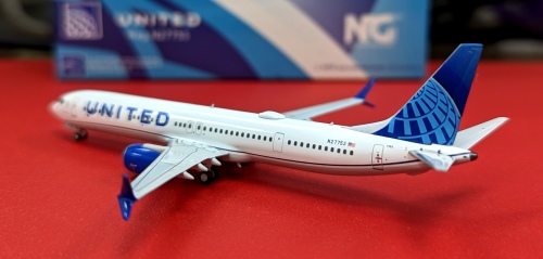 NG90001 United Airlines 美国联合航空 Boeing 737 MAX 10 N27753 NGmodels 1:400 ...