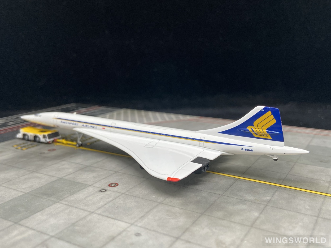 JC Wings 1:400 Concorde British Airways 英国航空 XX4905 G-BOAD 新加坡航空双面涂装的照片 ...