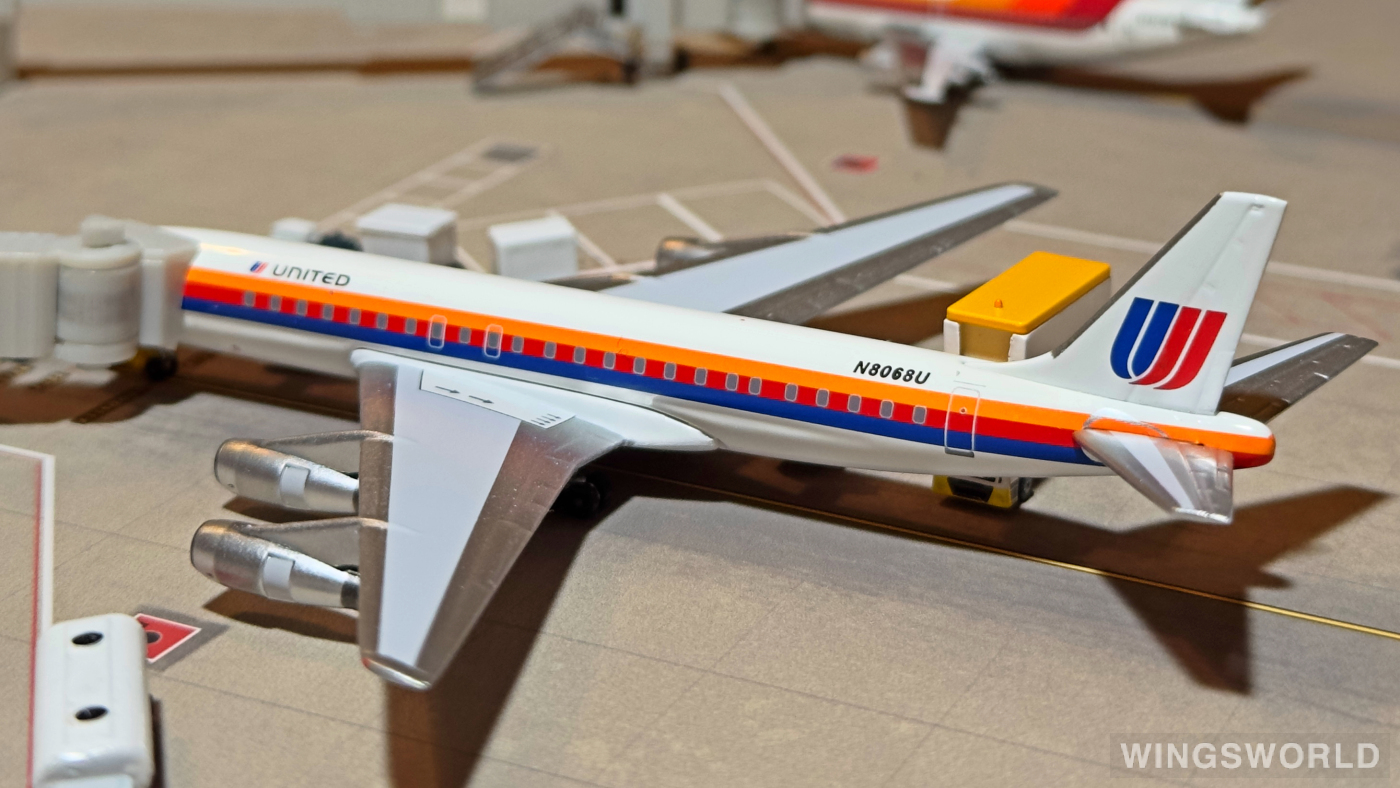 AeroClassics 1:400 Douglas DC-8 United Airlines 美国联合航空 ACN8068U N8068U ...