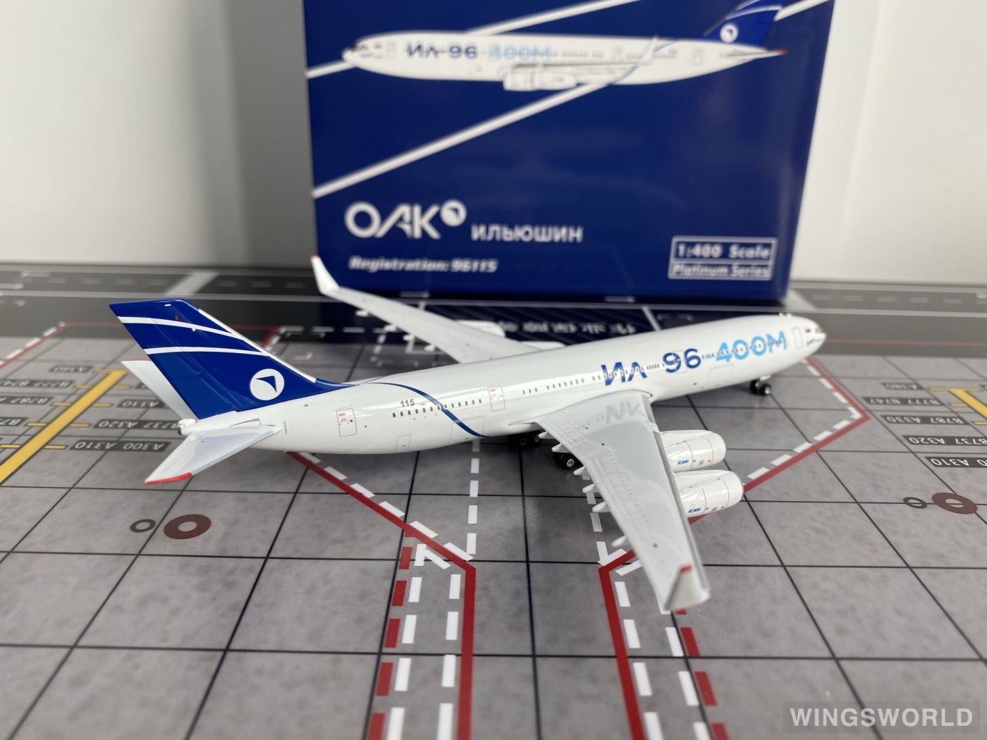 Phoenix 1:400 Ilyushin Il-96 IIyushin 伊留申设计局 PH11913 96115 的照片 作者:暴雨梨花针 ...
