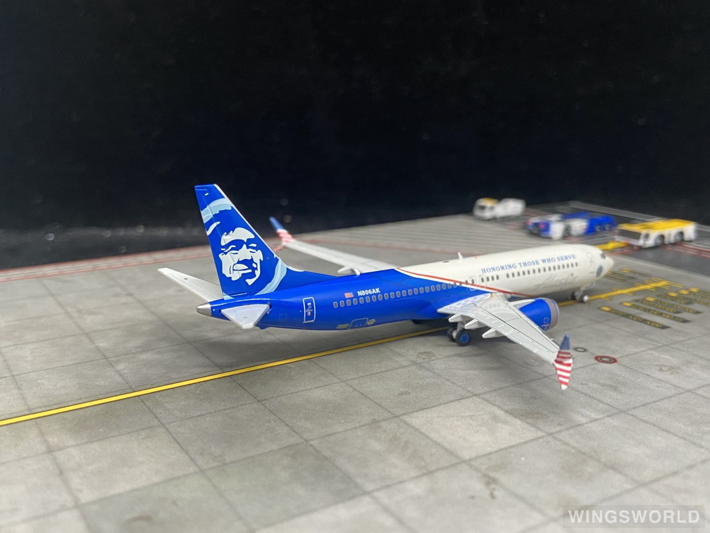 Geminijets 1:400 Boeing 737 MAX 8 Alaska Airlines 阿拉斯加航空 GJASA2258 ...