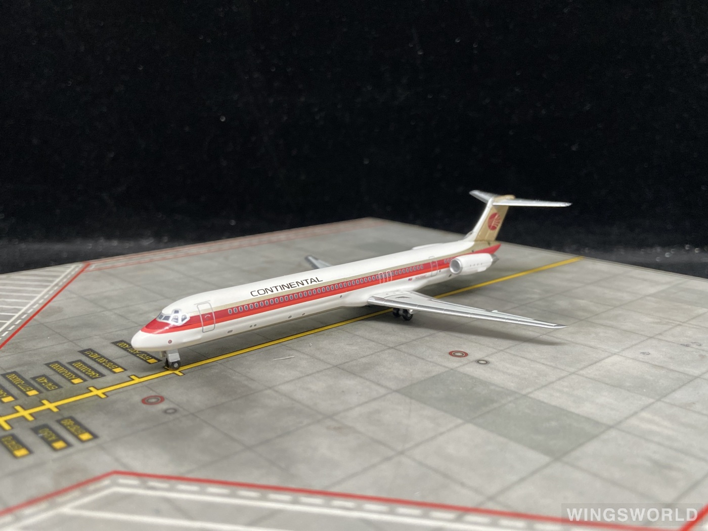 Jet-X 1:400 McDonnell Douglas MD-82 Continental Airlines 美国大陆航空 JX099 ...