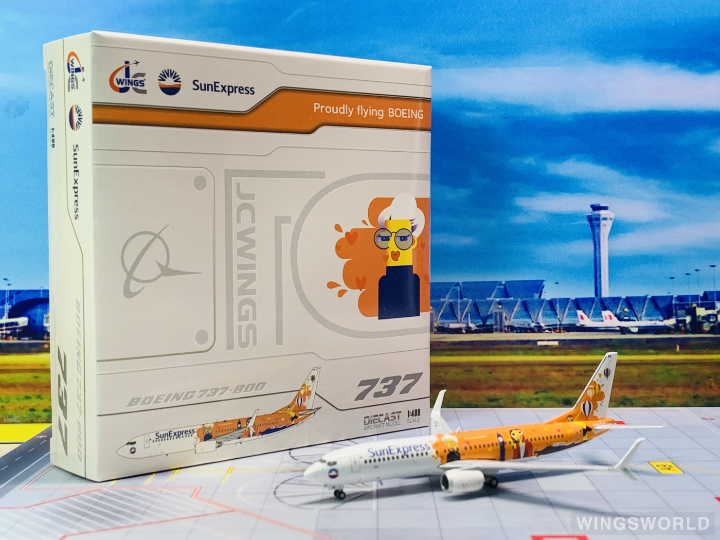 JC Wings 1:400 Boeing 737-800 Sun Express 太阳快运航空 LH4288 TC-SPF 的照片 作者 ...