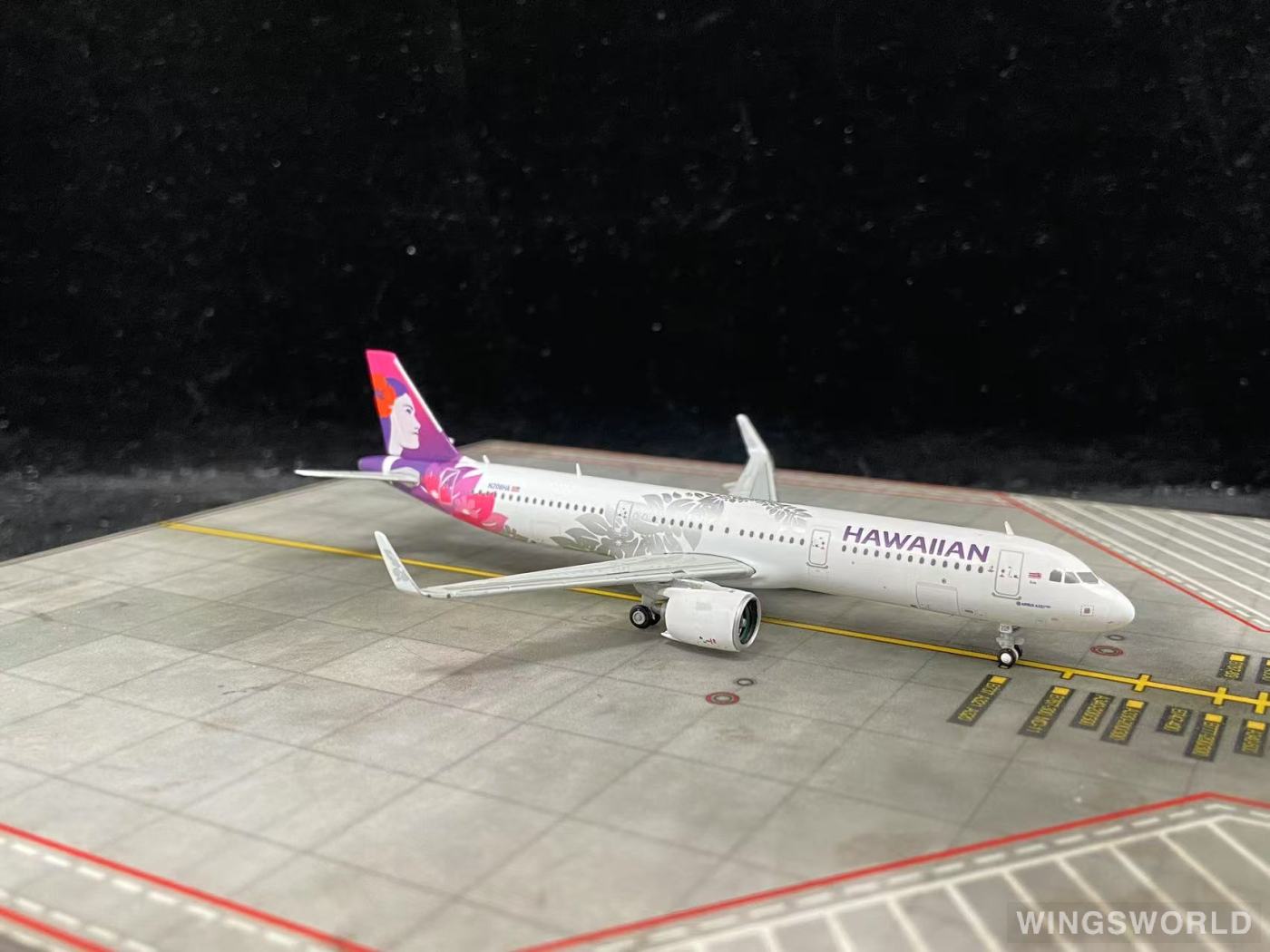 Geminijets 1:400 Airbus A321neo Hawaiian Airlines 夏威夷航空 GJHAL2302 ...