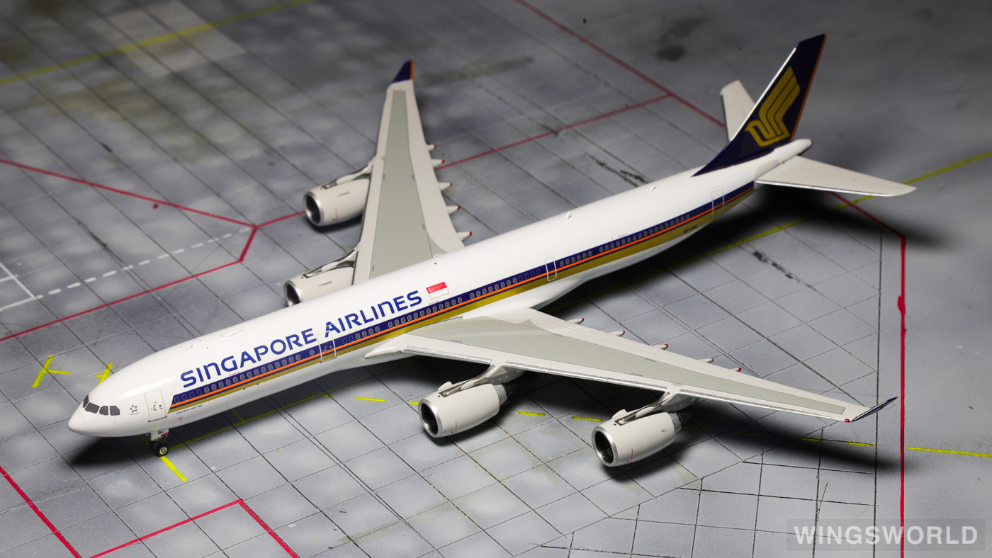 Phoenix 1:400 Airbus A340-500 Singapore Airlines 新加坡航空 PH04640 9V-SGC 的照片 作者:CES2829 - 飞机模型世界资料库